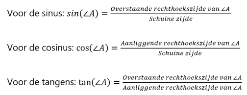 Wat is het Verschil tussen Sinus, Cosinus en Tangens? (Ui